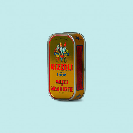 Acciughe Rizzoli in salsa piccante 90g. - La Casa del Formaggio