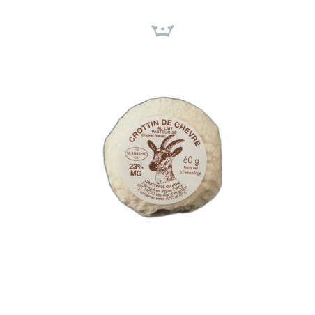 Formaggio Crottin de Chevre, piccole forme di formaggio da circa 60g.